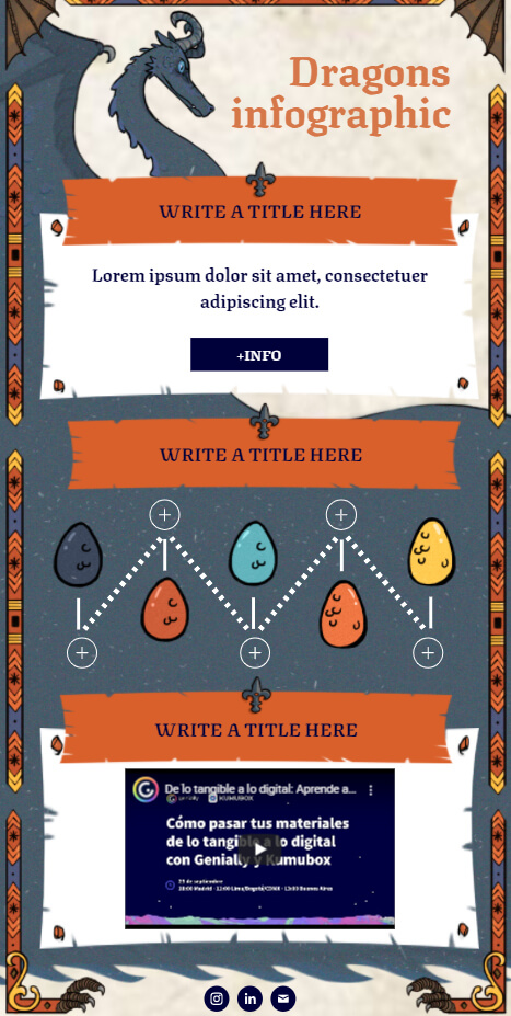 Modelos de infográfico interativo | Genially